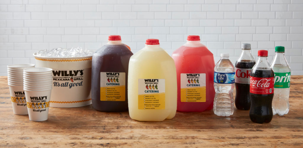 Gallon Beverages, Ice And Cups - Willy’s Mexicana Grill | orders.willys.com